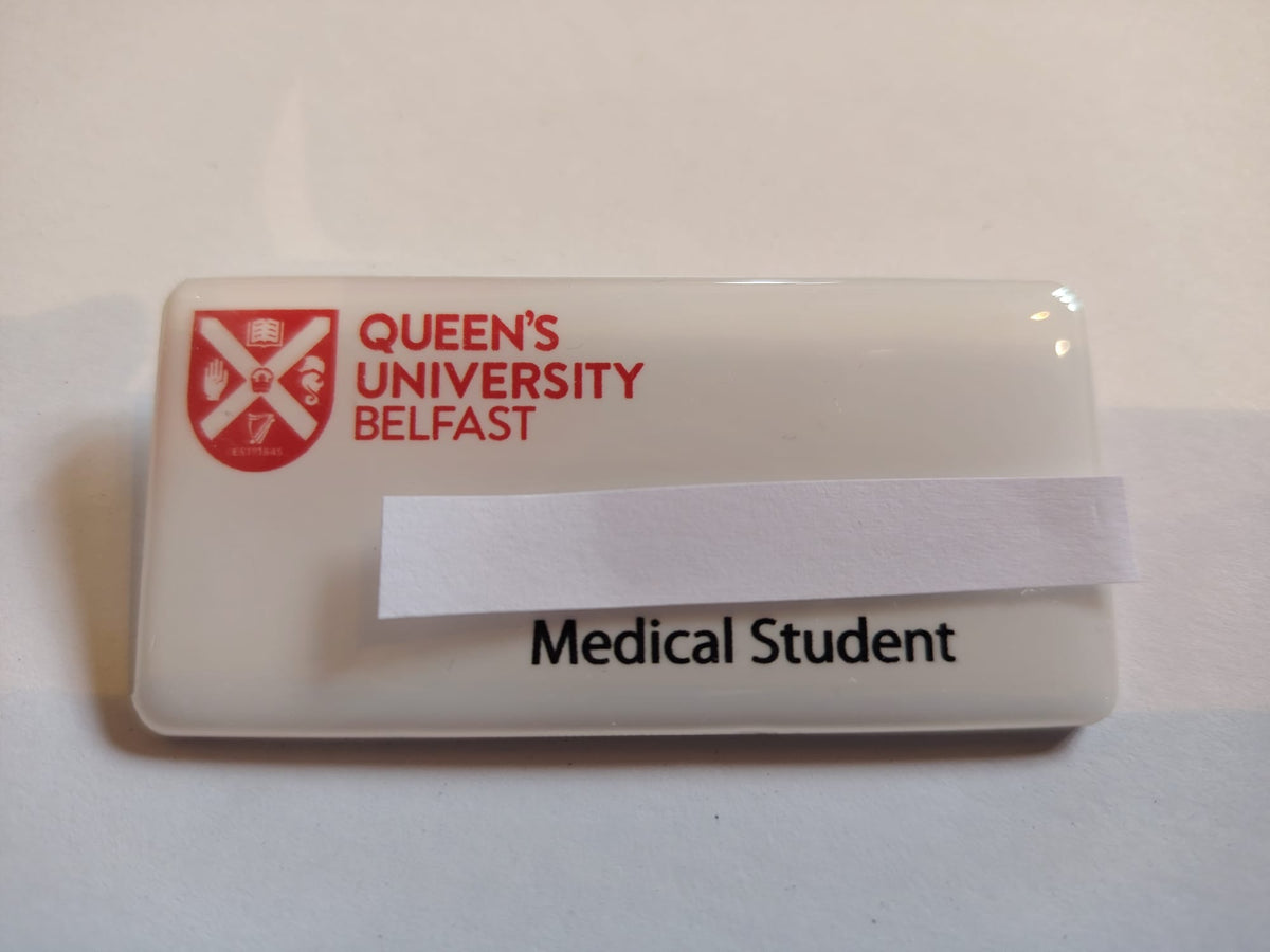 Medical Name Badge – Queen's University Belfast Welcome Centre